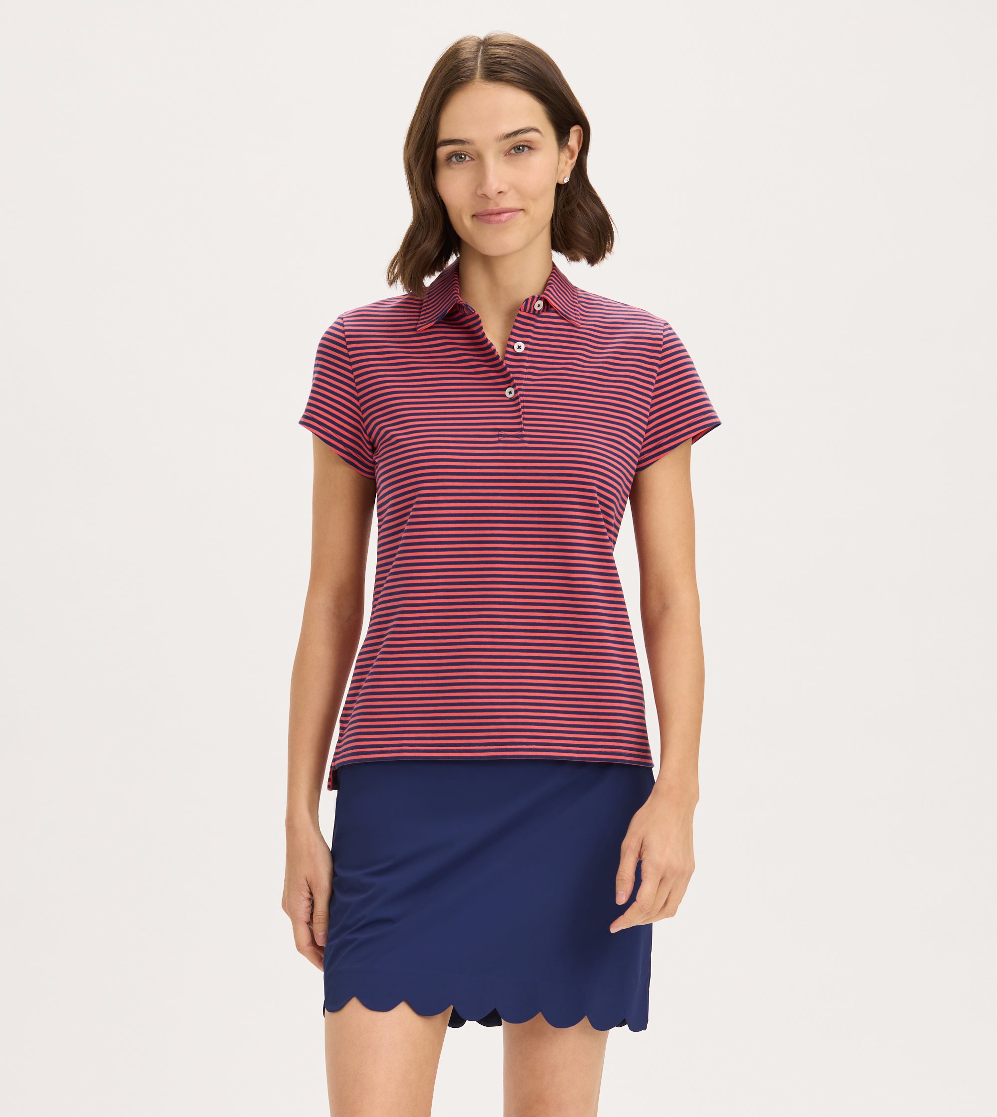 The Renwick Striped Cotton Polo