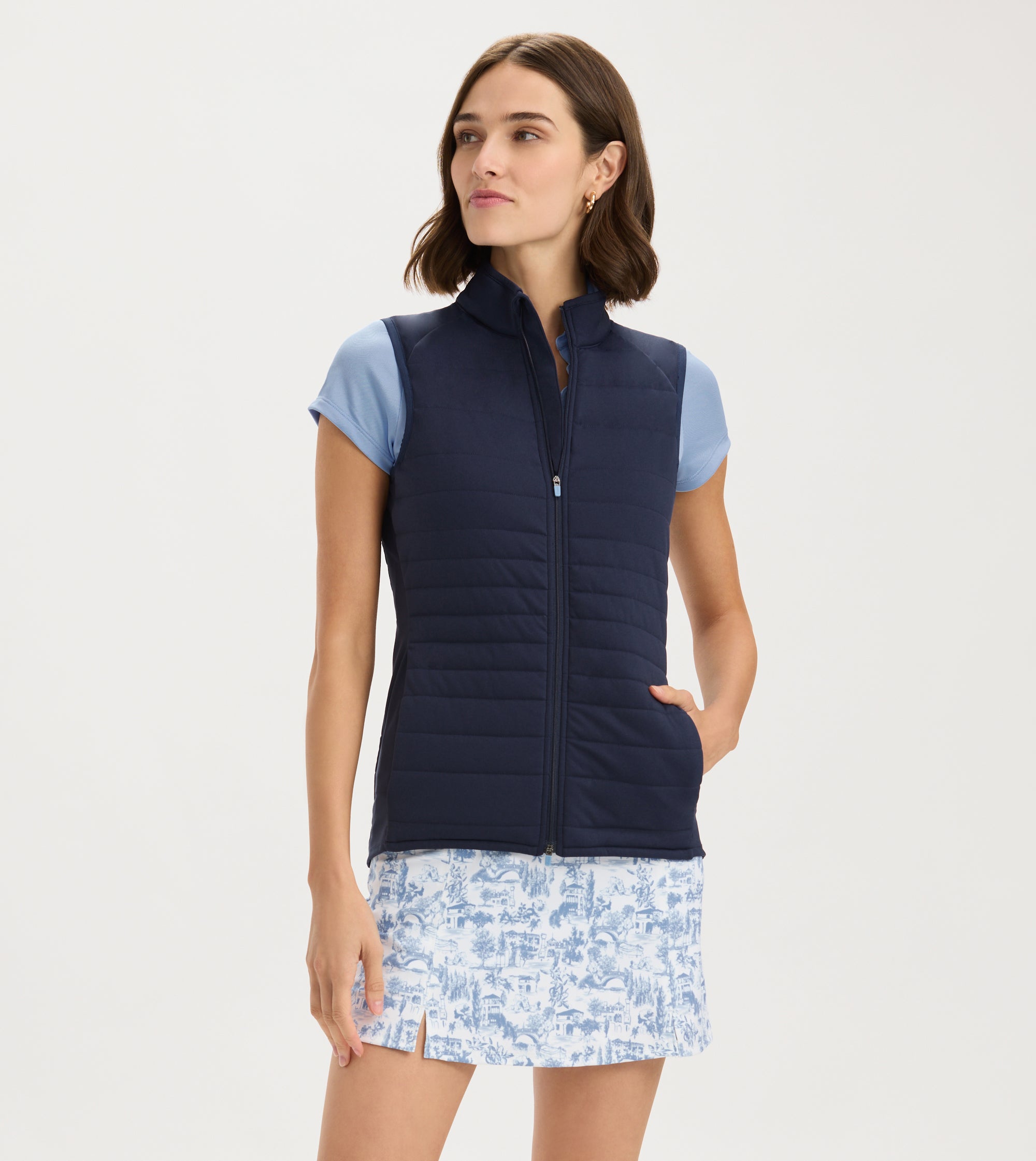 Renwick Quilted Golf Vest